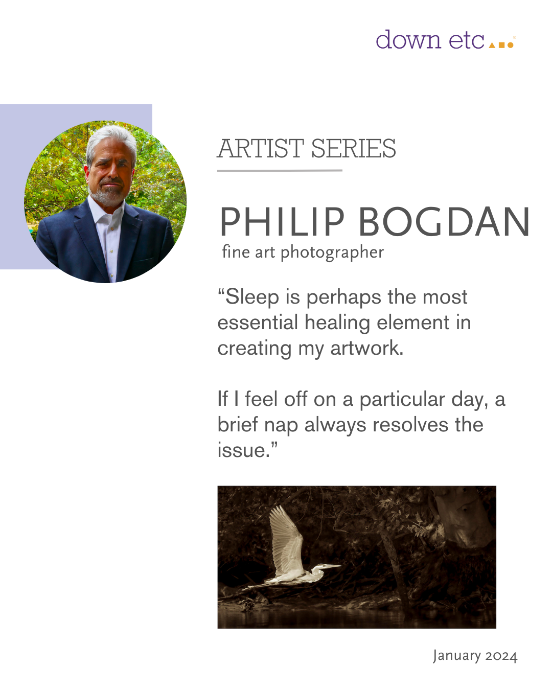 Down Etc Artist Series: Philip Bogdan, Photographer – down etc